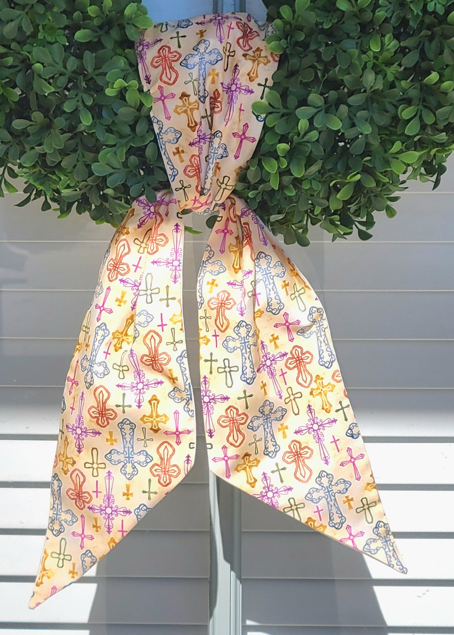 Crosses Wreath Sash – BeeBaDeBeep